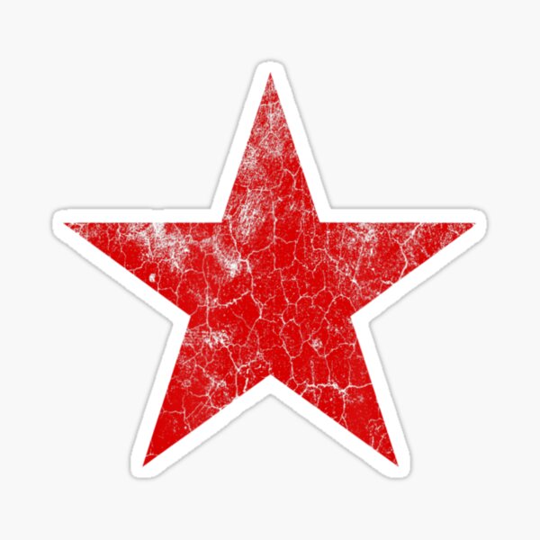 "Red Star Ussr Cccp Soviet Union Russia Retro Communist" Sticker for ...