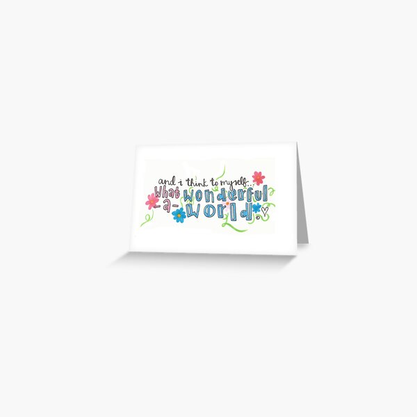 Its A Small World Greeting Cards | Redbubble