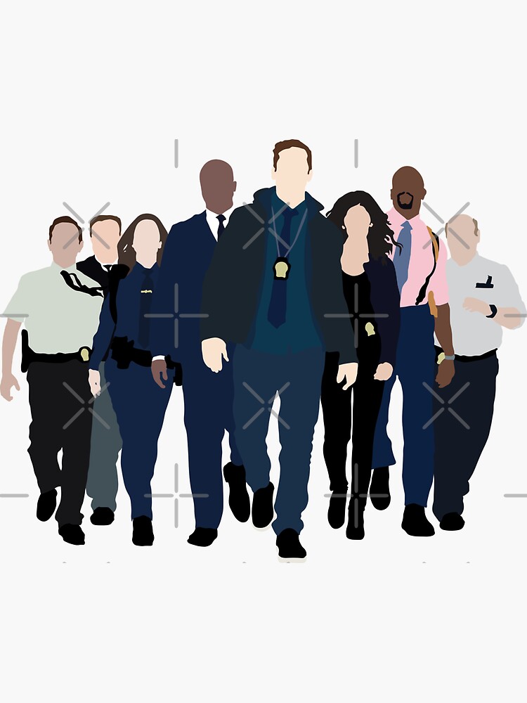 "Brooklyn 99" Sticker for Sale by FutureSpace | Redbubble