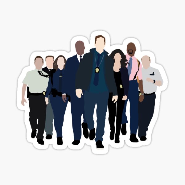 "Brooklyn 99" Sticker for Sale by FutureSpace | Redbubble
