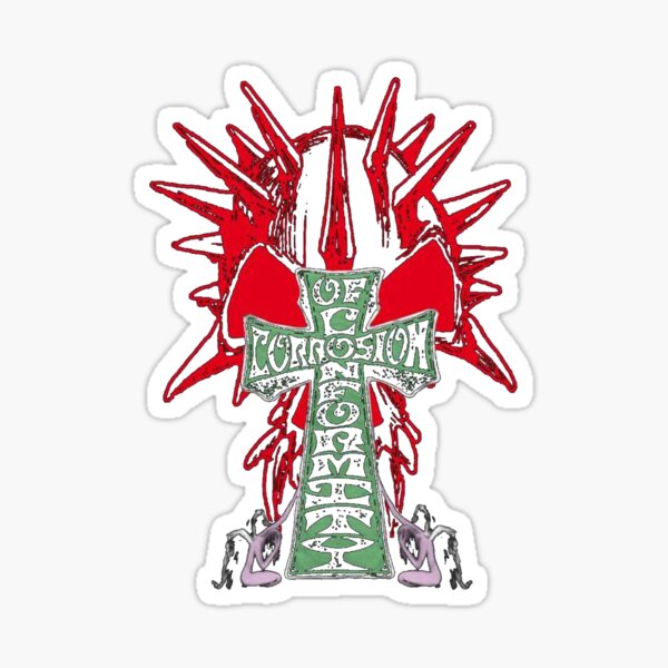 "CORROSION OF CONFORMITY - BAND" Sticker for Sale by ToniWalsh | Redbubble