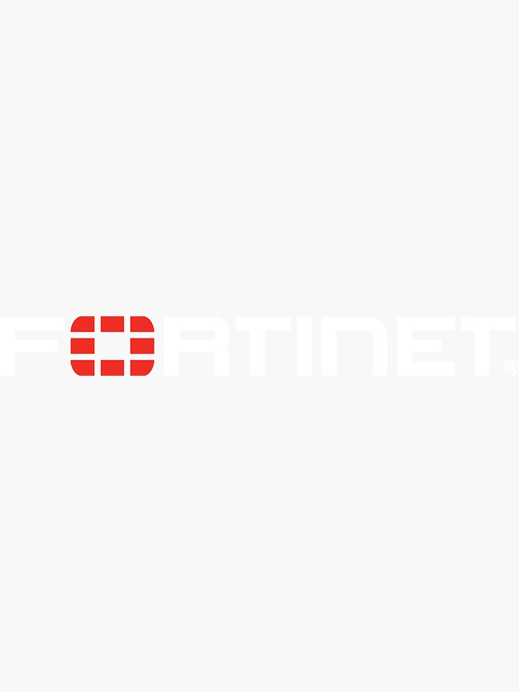 "FORTINET - logo" Sticker for Sale by DevinReynol421 | Redbubble