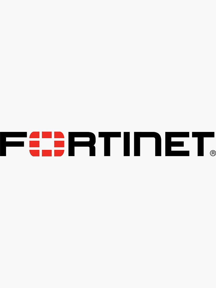 "FORTINET - logo" Sticker for Sale by DevinReynol421 | Redbubble