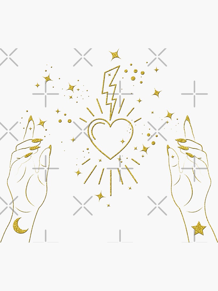 "Mystic Energy" Sticker for Sale by Audreycarro77 | Redbubble