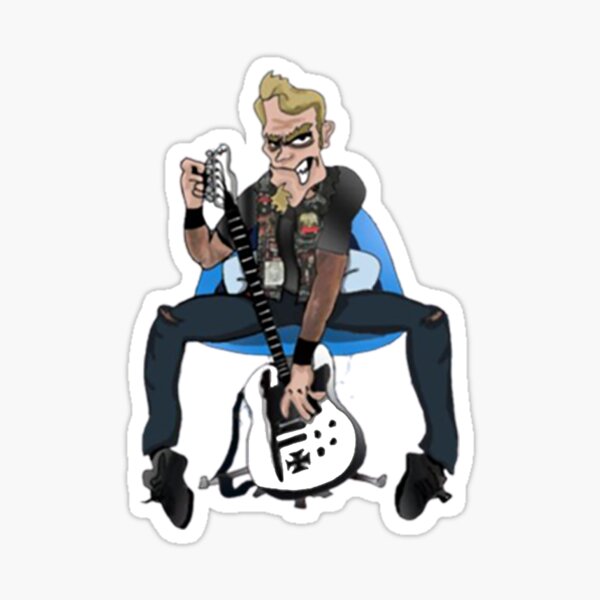 "Metallica James Hetfield So What!" Sticker for Sale by HypatiaMark ...