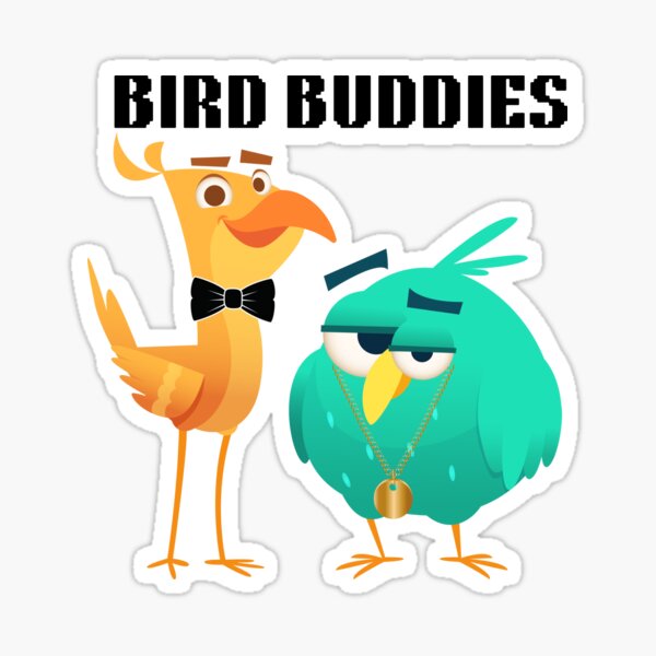 "BIRD BUDDY COLLECTION " Sticker for Sale by SheHoldsWorth | Redbubble