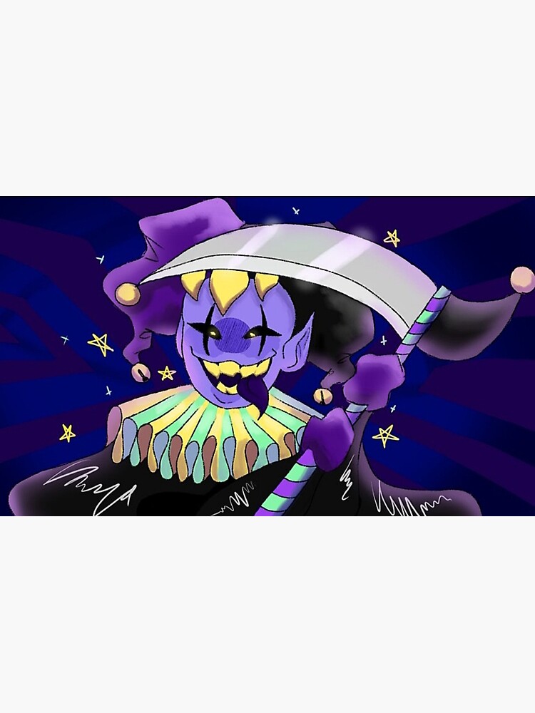 "Jevil Deltarune" Sticker for Sale by crystallinesoup | Redbubble