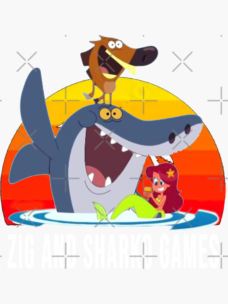 Pegatina «Juegos de Zig y Sharko a Juegos de Zig y Sharko» de Corinki ...