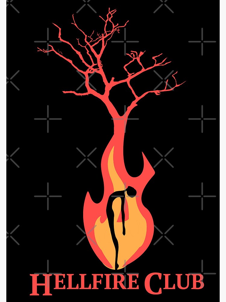 "HELLFIRE CLUB BACKPACK STRANGER THINGS VECNA UNOFFICIAL" Spiral ...