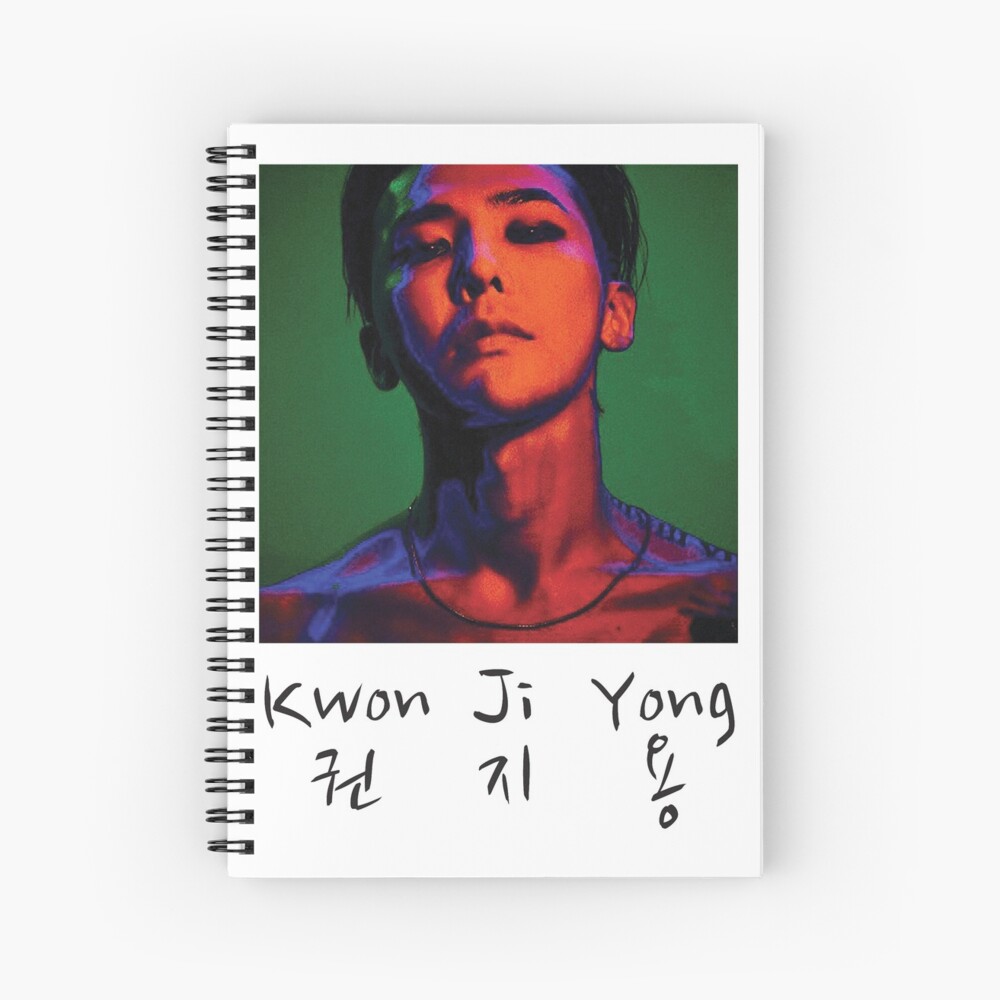 "Kwon Ji Yong 2" Spiral Notebook for Sale by ibshelbys | Redbubble