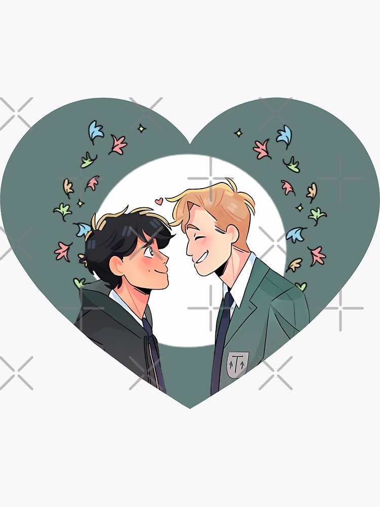 "Heartstopper - Cartoon" Sticker for Sale by Boakwaen | Redbubble