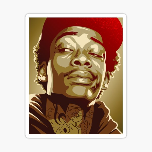 "Rapper Singer Vintage 7" Sticker for Sale by DanielleOrr | Redbubble