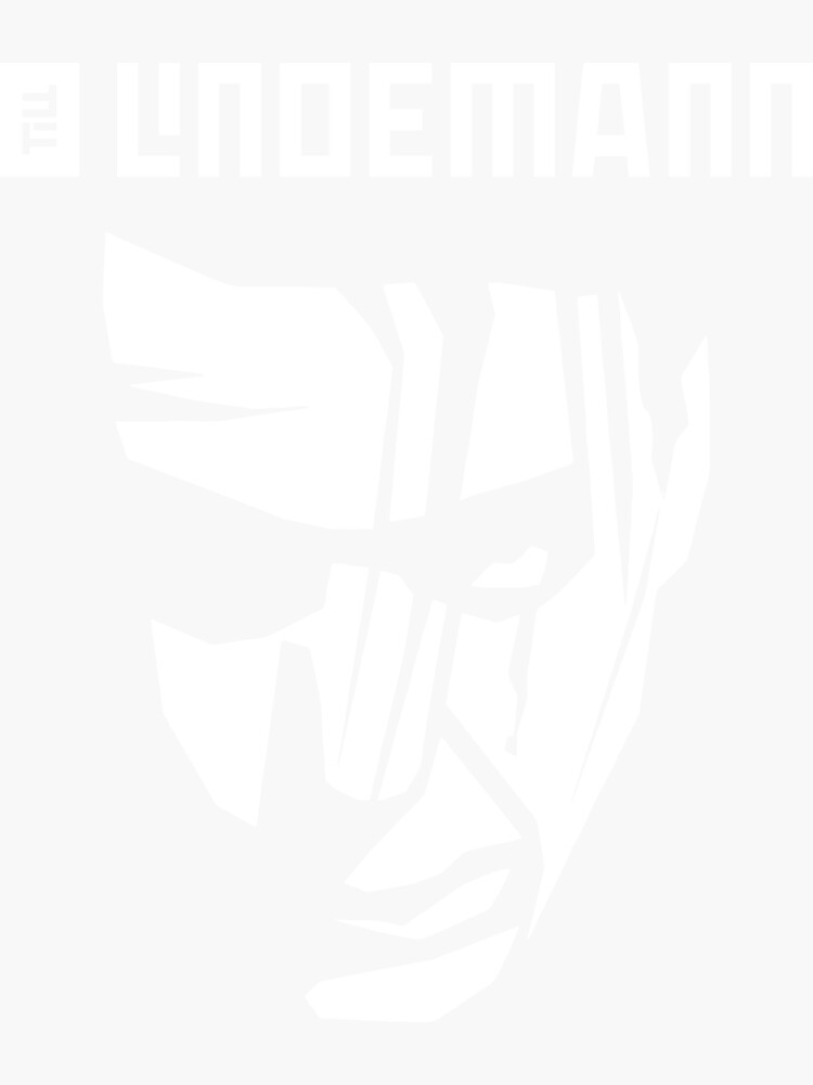 "LINDEMANN - BAND" Sticker for Sale by JudyGoyette | Redbubble