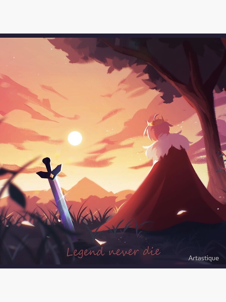 "technoblade | Legend never die " Poster for Sale by Artastique | Redbubble