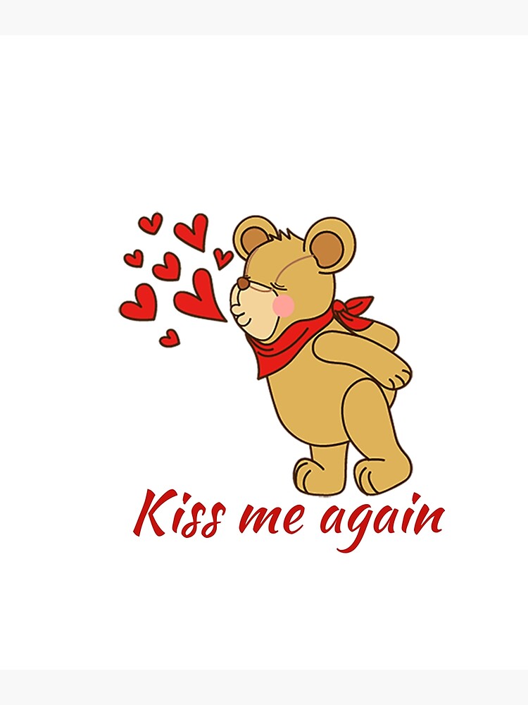 "Kiss me again Sticker pack" Art Print for Sale by easterlogic | Redbubble