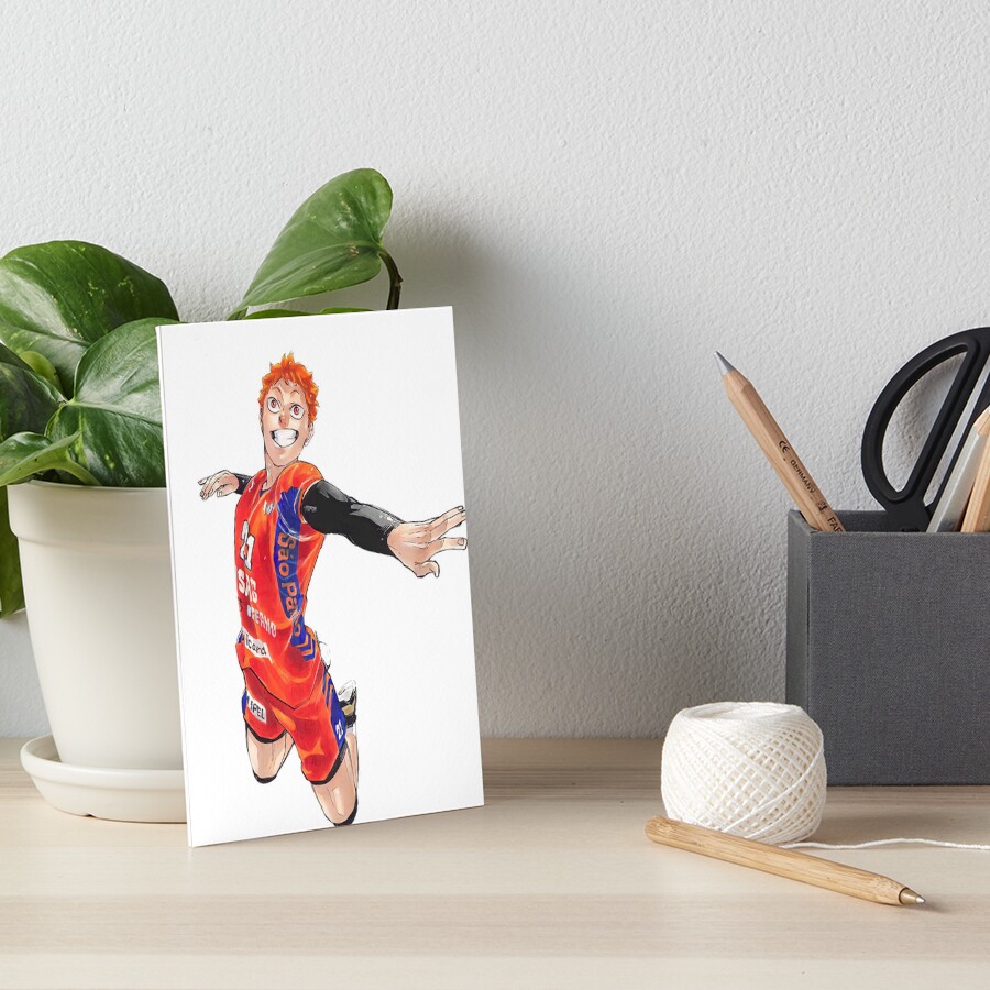 " Haikyuu Asas Sao Pablo Hinata Shoyo timeskip" Art Board Print for ...