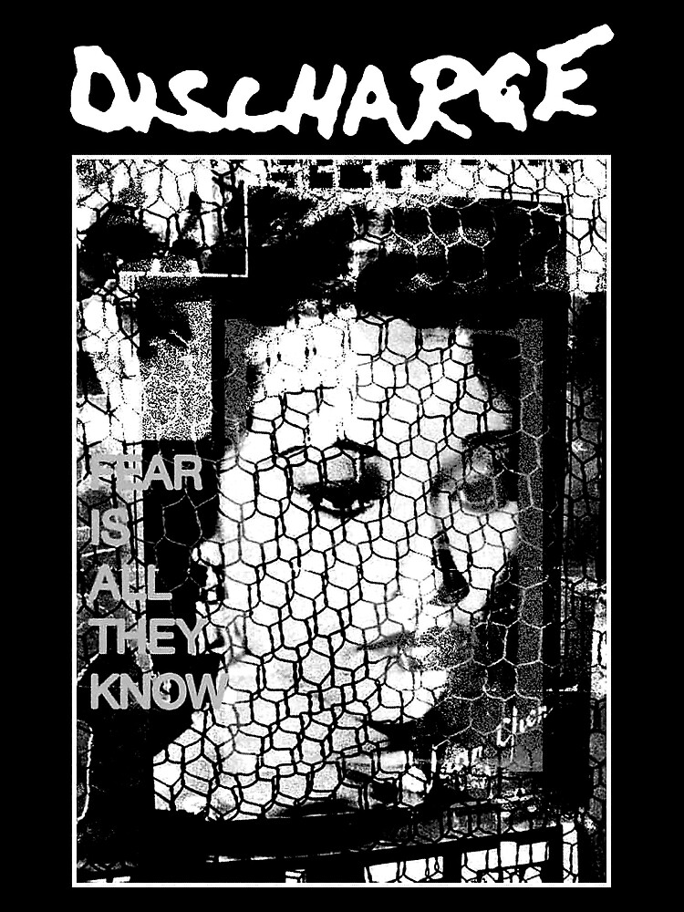 "DISCHARGE" Poster for Sale by ularaeskov | Redbubble