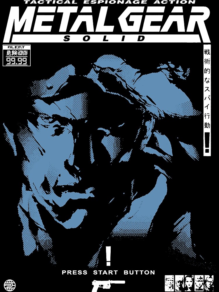 "MGS1 - Snake" Poster for Sale by HolliuxGift | Redbubble