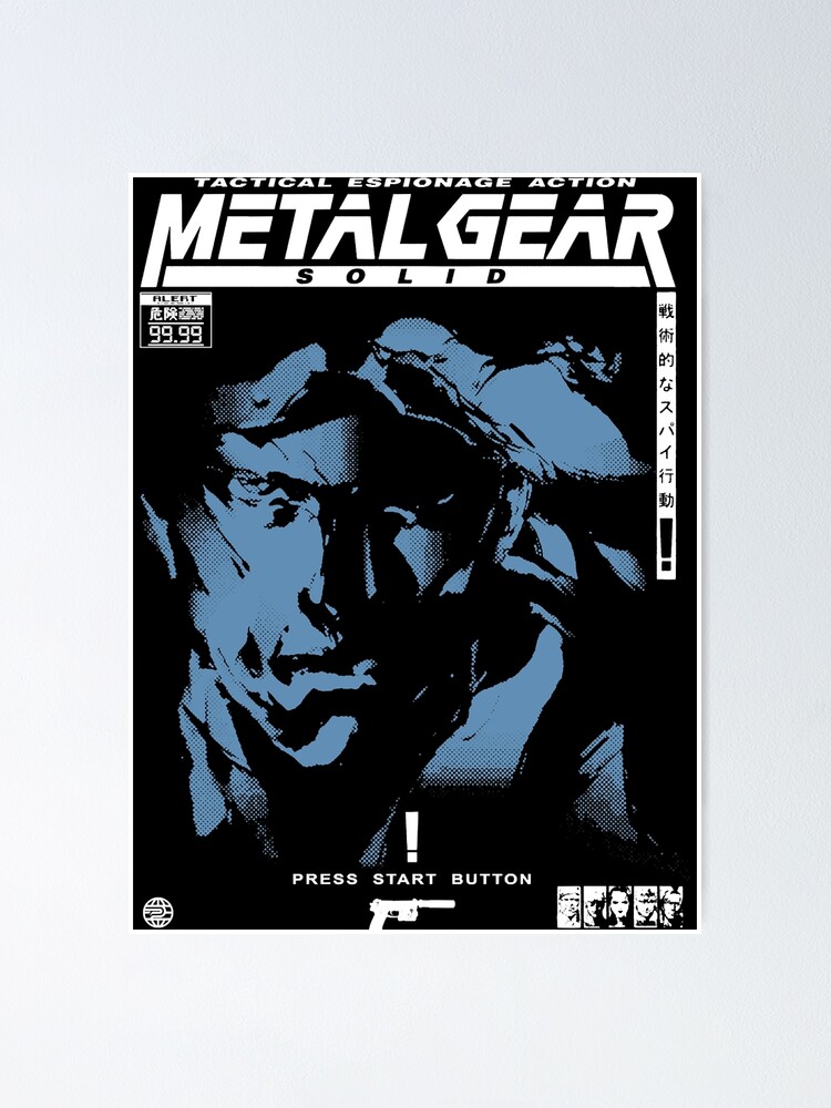 "MGS1 - Snake" Poster for Sale by HolliuxGift | Redbubble