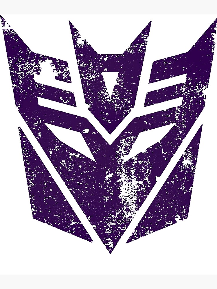 Lámina fotográfica «Logotipo de Decepticon dañado» de HaritaParment ...