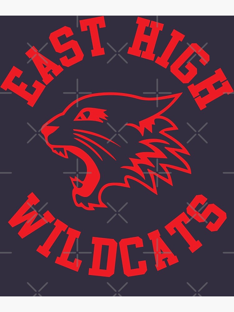 "Music Retro East High Wildcats" Poster for Sale by IlkaKnoll | Redbubble