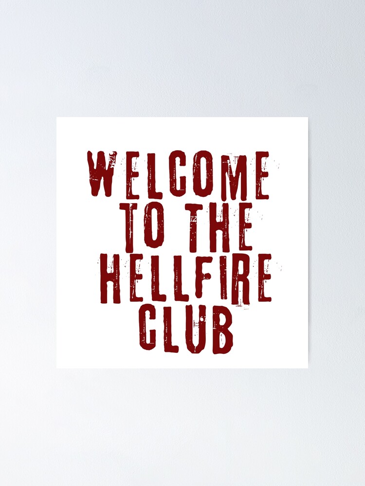 "eddie munson hellfire club stickers" Poster for Sale by starletteshop ...