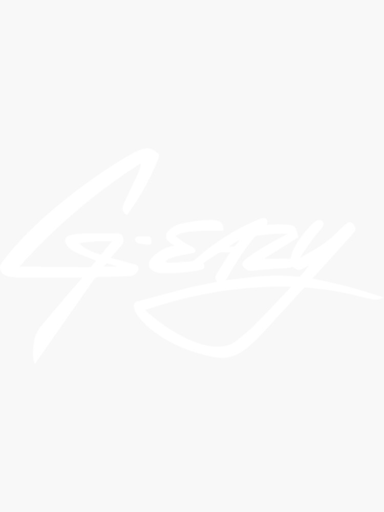 "G-Eazy American Rapper" Sticker for Sale by MiguelRuizz | Redbubble