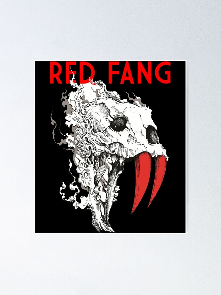 "Red Fang Is An American Stoner Rock Band Sticker" Poster for Sale by ...