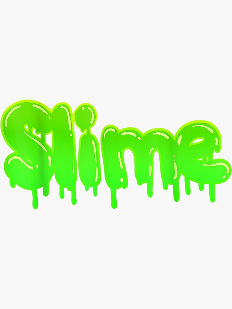 "Halloween Slime Spooky lettering" Sticker for Sale by ChiMiwa | Redbubble