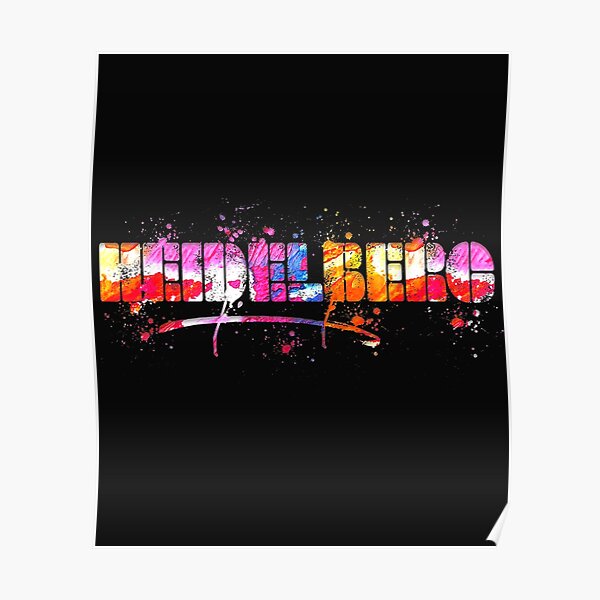 "Heidelberg Lettering Souvenir - Watercolor Heidelberg" Poster for Sale ...