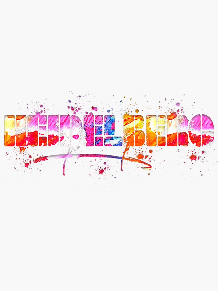 "Heidelberg Lettering Souvenir - Watercolor Heidelberg" Sticker for ...