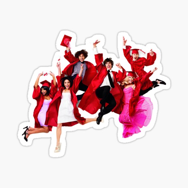 "Retro High School Musical Sticker" Sticker for Sale by IlkaKnoll ...
