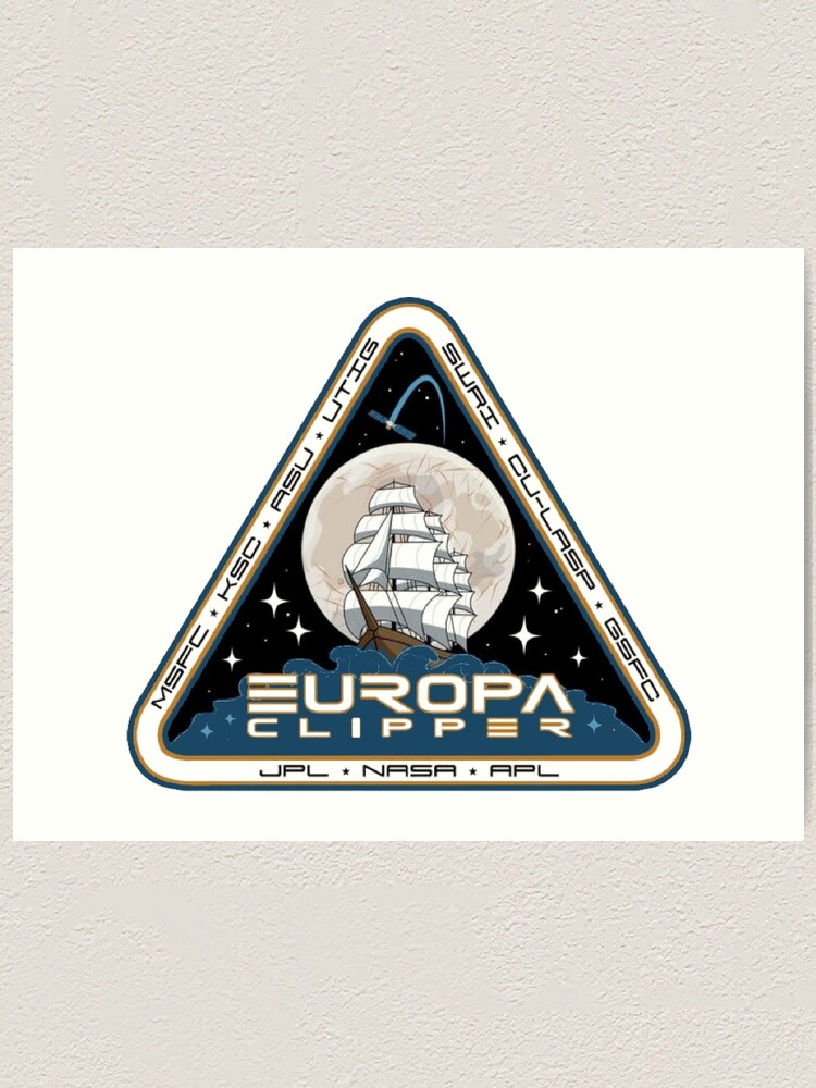 "NASA's Europa Clipper Logo" Art Print for Sale by Quatrosales | Redbubble