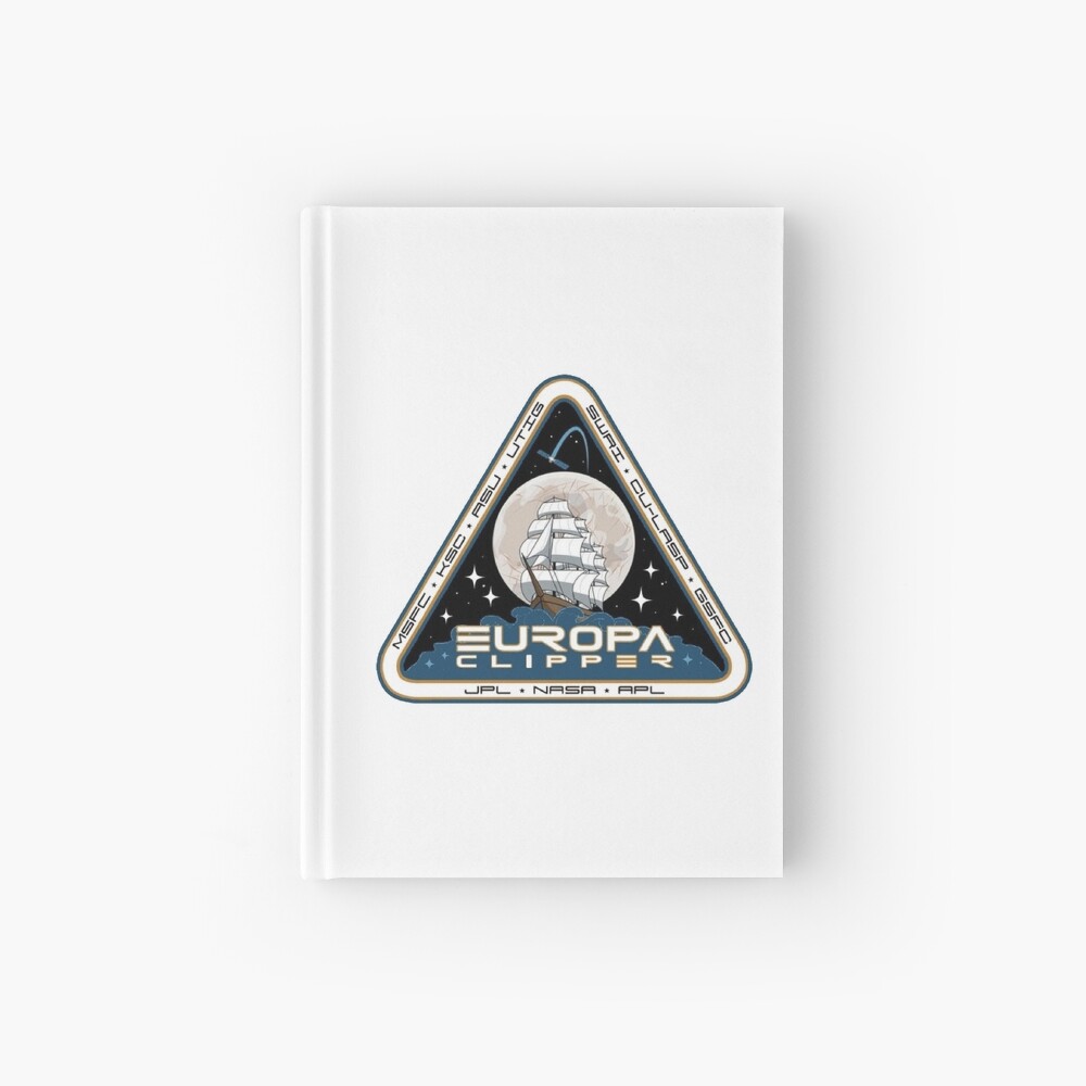 "NASA's Europa Clipper Logo" Hardcover Journal for Sale by Quatrosales ...
