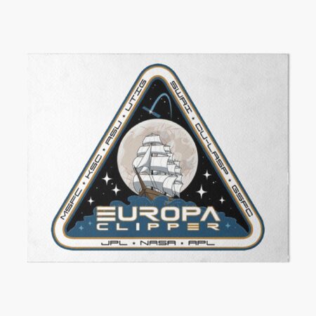 "NASA's Europa Clipper Logo" Art Board Print by Quatrosales | Redbubble