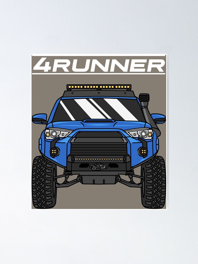 "Toyota 4Runner 4x4 Off Road" Poster for Sale by Joshirosung | Redbubble