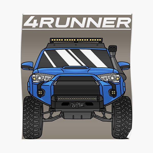 "Toyota 4Runner 4x4 Off Road" Poster for Sale by Joshirosung | Redbubble