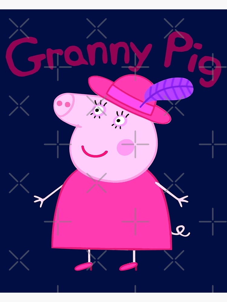 "Granny Pig Peppan Pigb Granny Grandma Pig Gift For Grandmother Hot ...
