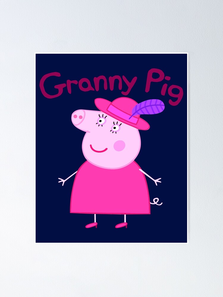 "Granny Pig Peppan Pigb Granny Grandma Pig Gift For Grandmother Hot ...