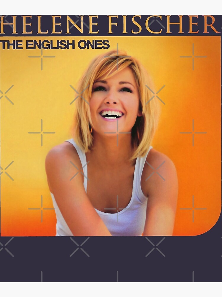 "Retro Vintage Helene Fischer The English Ones" Poster for Sale by ...