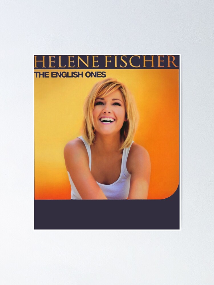 "Retro Vintage Helene Fischer The English Ones" Poster for Sale by ...