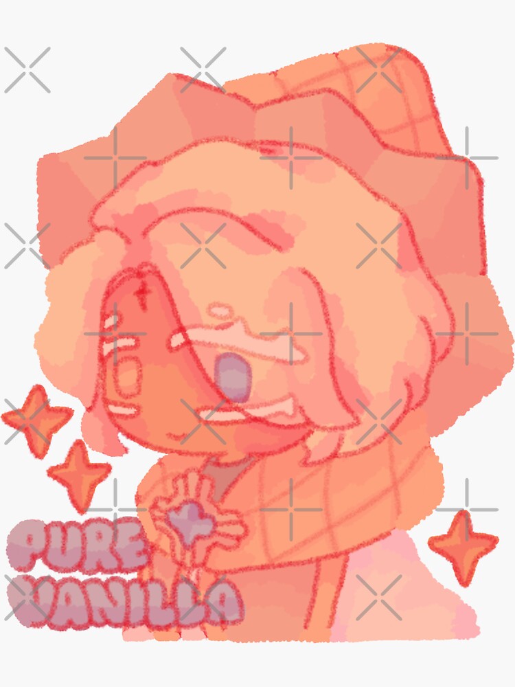 "pure vanilla cookie sticker" Sticker for Sale by mallowdraw | Redbubble