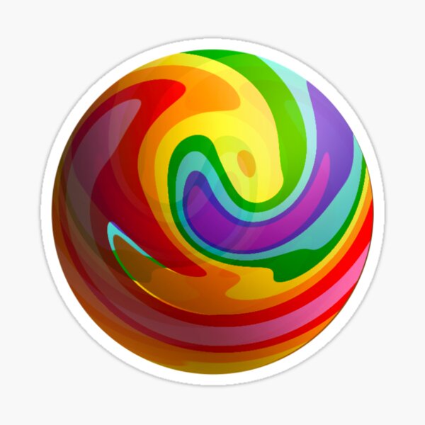 "Pride Orb" Sticker for Sale by MothHoney | Redbubble