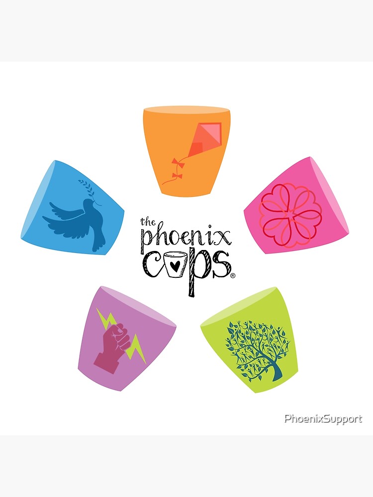 "Phoenix Cups - Circular" Poster for Sale by PhoenixSupport | Redbubble