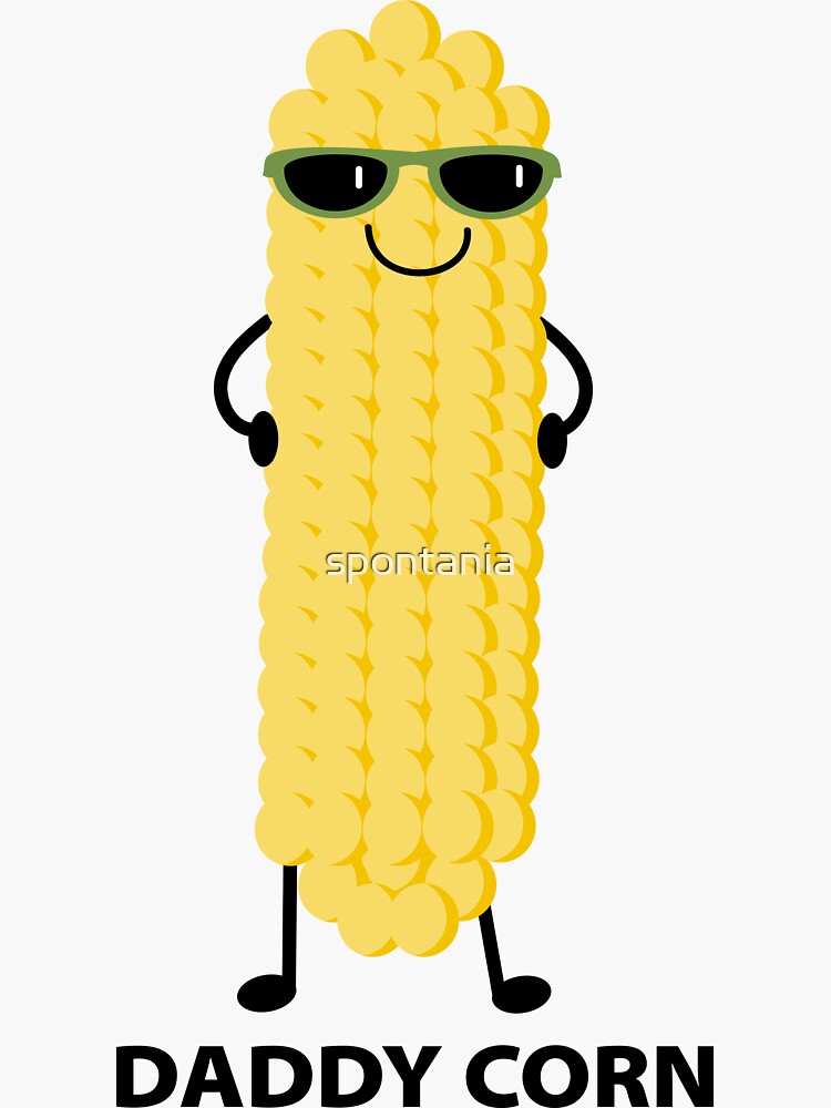 "papa corn" Sticker for Sale by spontania | Redbubble