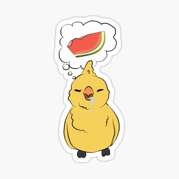 "Limitless Crown - Watermelon Chicken" Sticker for Sale by Infinirish ...
