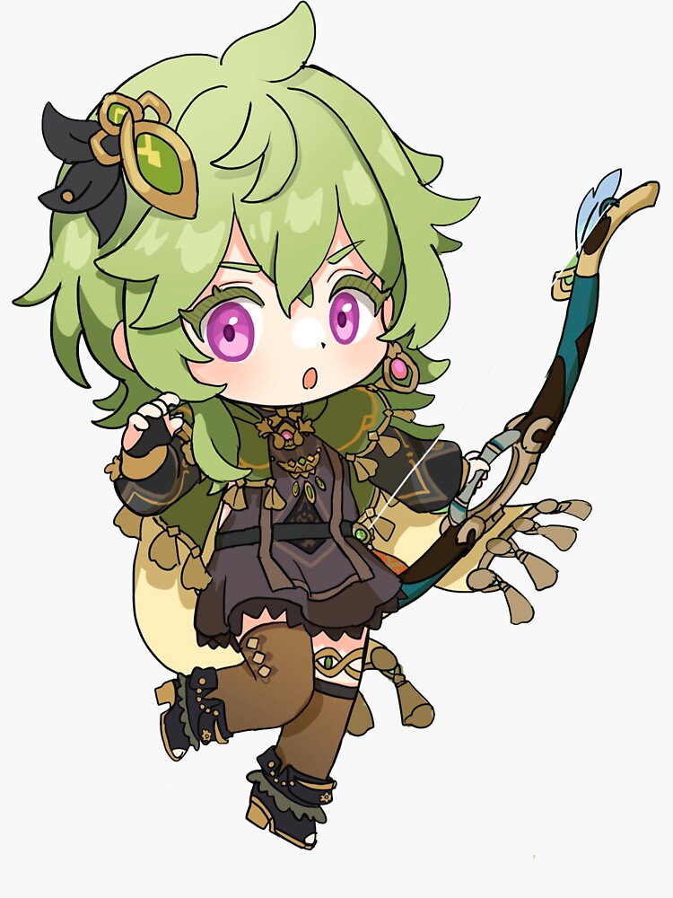 Pegatina «Collei Icon Genshin Impact» de Animecomic | Redbubble