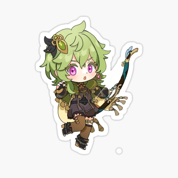 "Collei Icon Genshin Impact" Sticker for Sale by Animecomic | Redbubble
