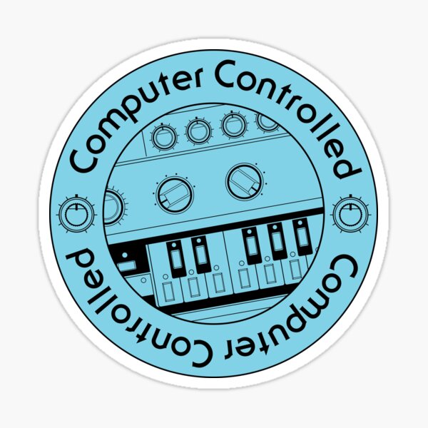 "303 Bassline Computer Controlled" Sticker for Sale by AtomicMalibu ...