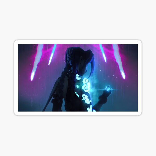 "Arcane Jinx With the magic blue ball" Sticker for Sale by flashonalt ...